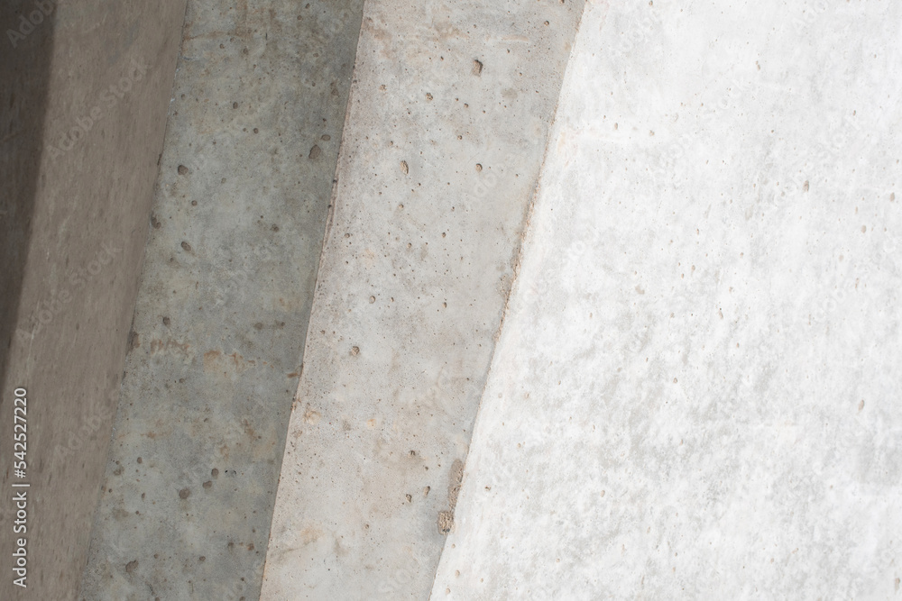 Large concrete column detail. Futuristic modern urban design ...