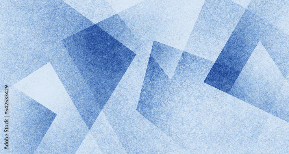 modern abstract blue background design with layers of textured white ...