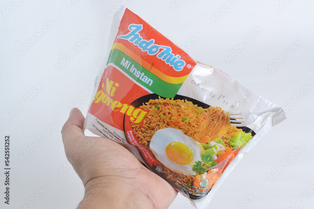Hand holding Indomie, Mie Instant, Instant Noodle, Mie Goreng, Instant ...