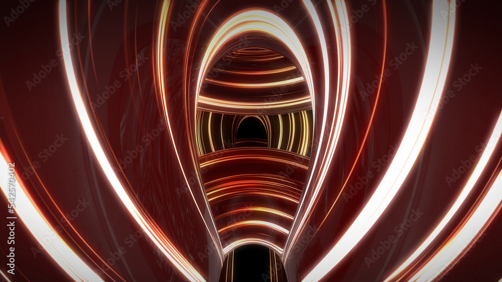 NEON SERIES glow 4K abstract moving seamless art loop background ...
