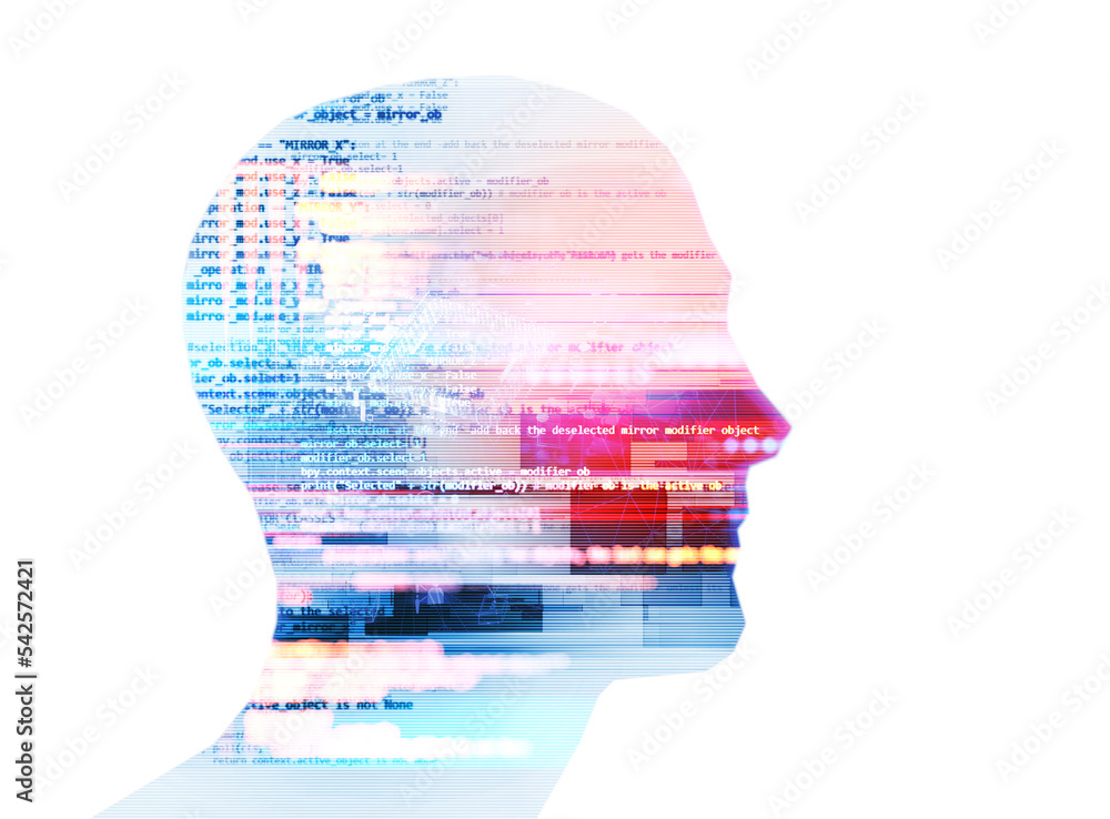 Programming code abstract technology background of software developer ...