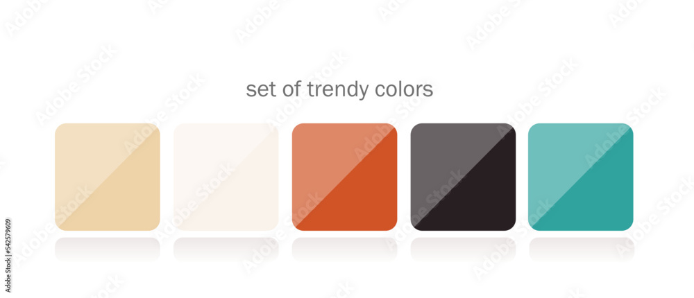 Trendy color palette materials, color schemes, color charts, color ...