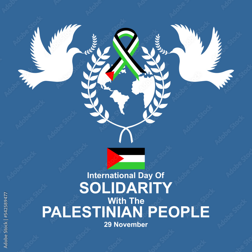 International Day Of Solidarity with the Palestinian People, poster and ...