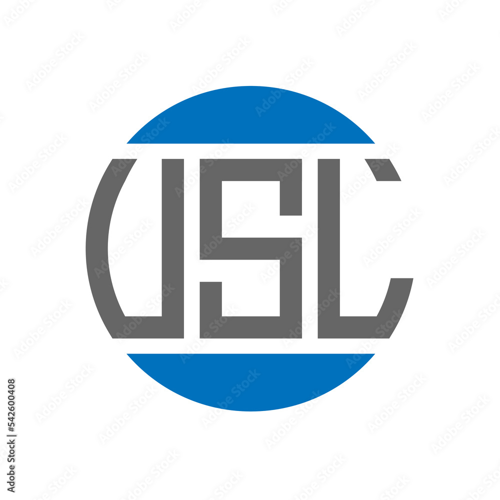 VSL letter logo design on white background. VSL creative initials ...