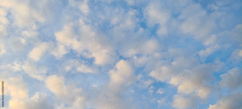Full frame background of afternoon sky, sky background, backdrop and ...