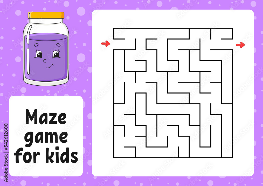 Kids Maze Food