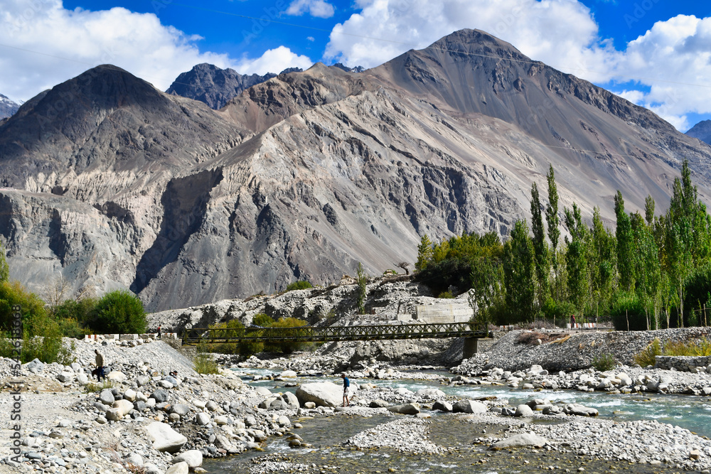 Hunder to Tyakshi, Nubra Valley, Ladakh (India) Also known as Takshi is ...