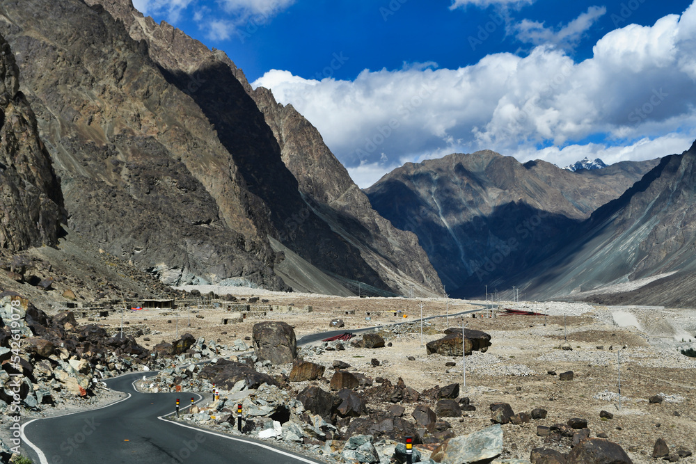 Hunder to Tyakshi, Nubra Valley, Ladakh (India) Also known as Takshi is ...