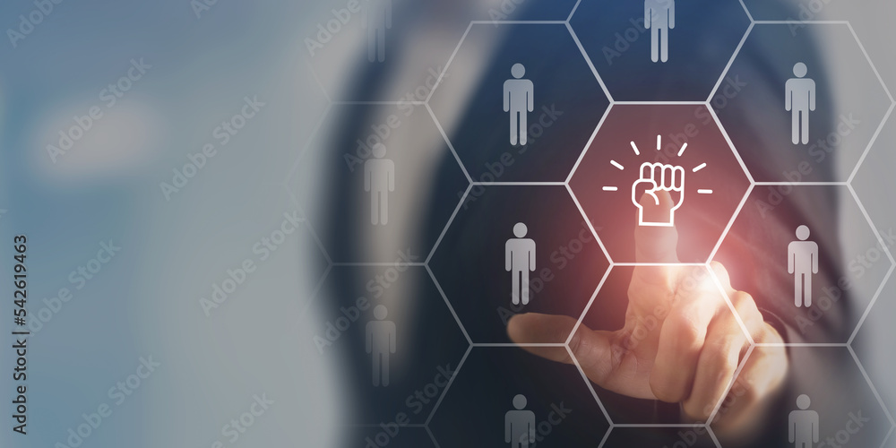 Culture of empowerment concept. Winning, success and life goals. Ways ...