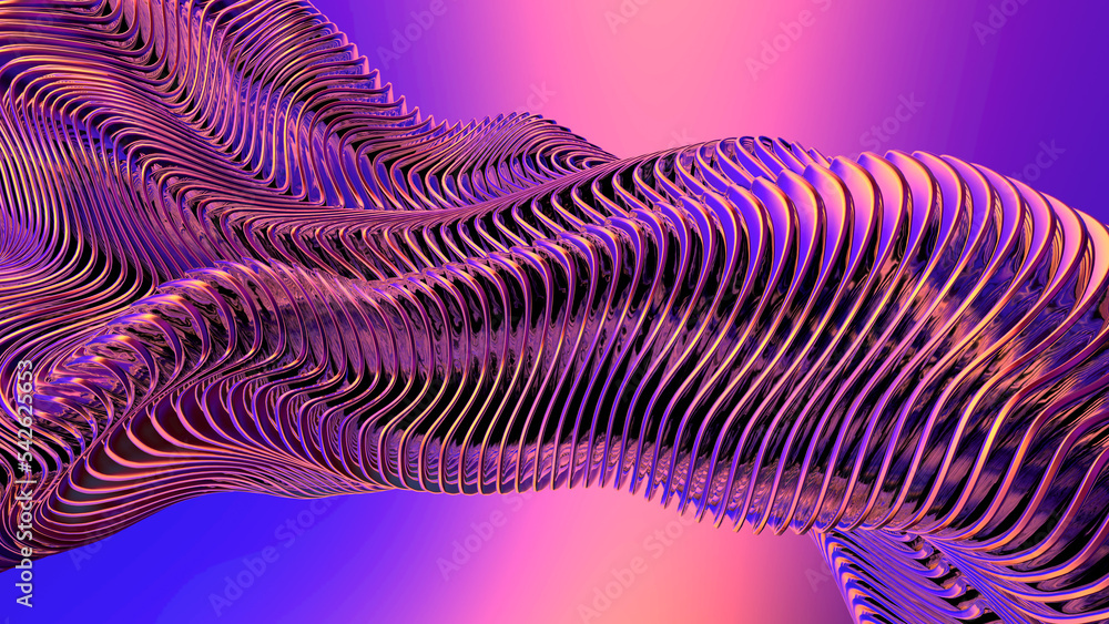 Abstract high-tech background with wavy multistructural surface Stock ...