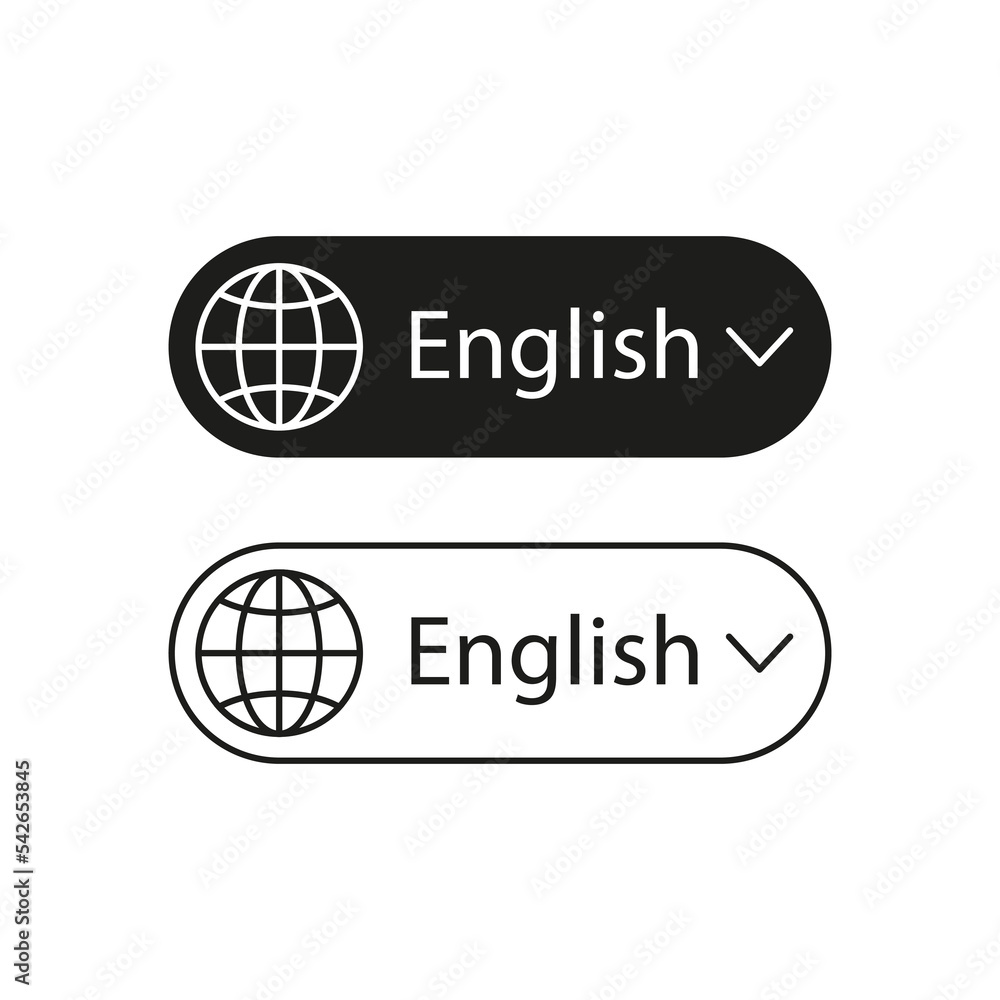 Language for website line icon. Website, translation service, foreign ...