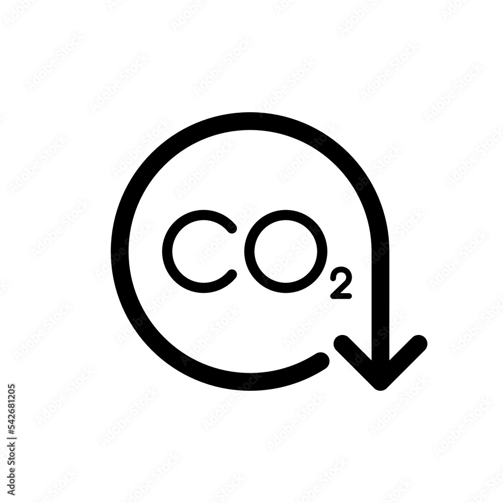 Carbon Capture and Sequestration vector icon illustration concept Stock ... Carbon Capture and Sequestration vector icon illustration concept Stock ...