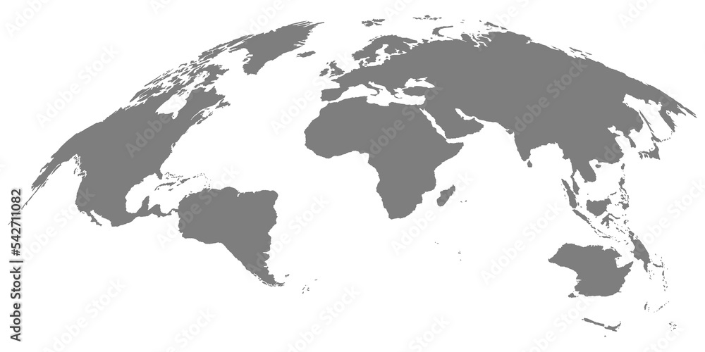 World map. Political map of the world in a flat style. PNG Stock ...