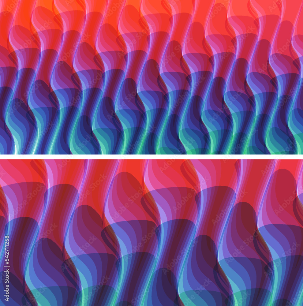 Abstract wavy background with dynamic effect. Modern screen design for ...