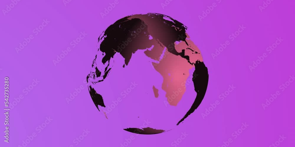 3d earth animation Digital earth map animated . Animated earth globe ...