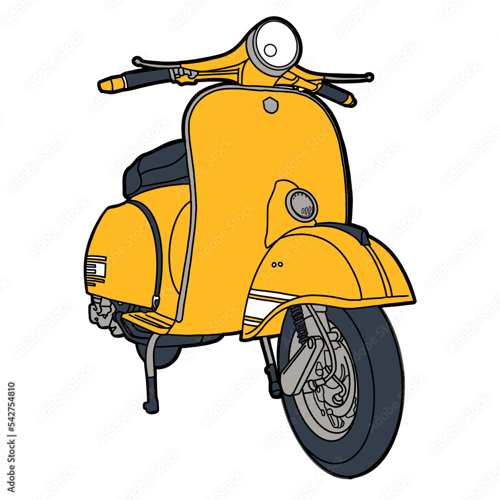 Vespa Vector Png