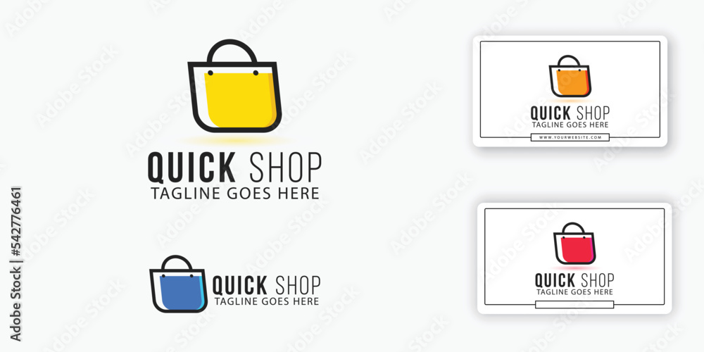 Initial Shop Logo designs Template. Illustration vector graphic of shop ...