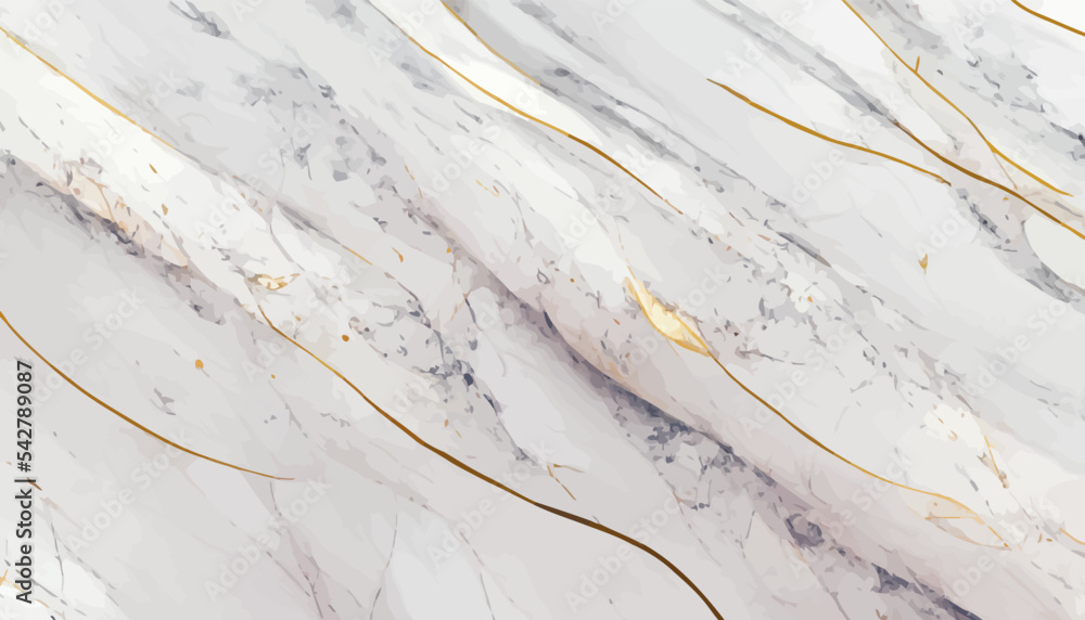 luxury white gold marble texture background vector Stock Vector | Adobe ...