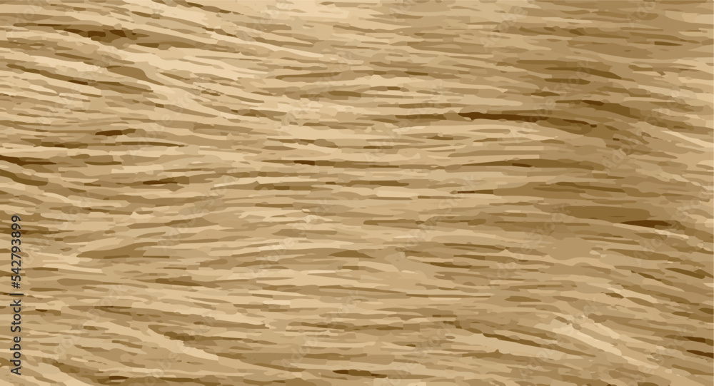 Vector wood fibers realistic texture. Yellow wooden floor background ...