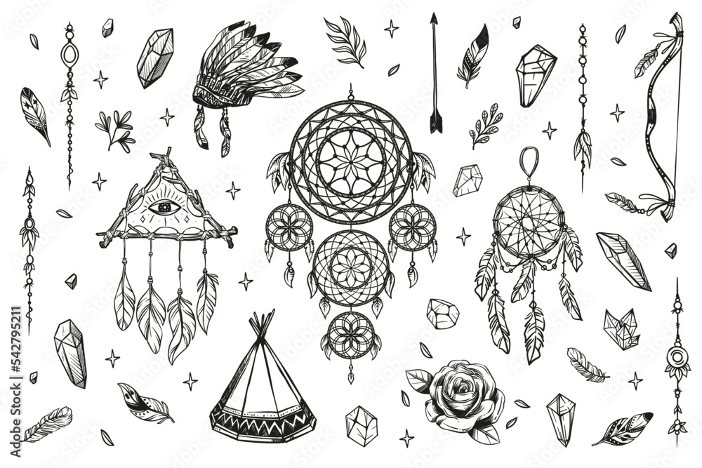 Drawing Of Apache Feather