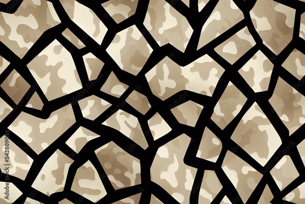 Seamless camouflage pattern. Repeating digital dotted hexagonal camo ...