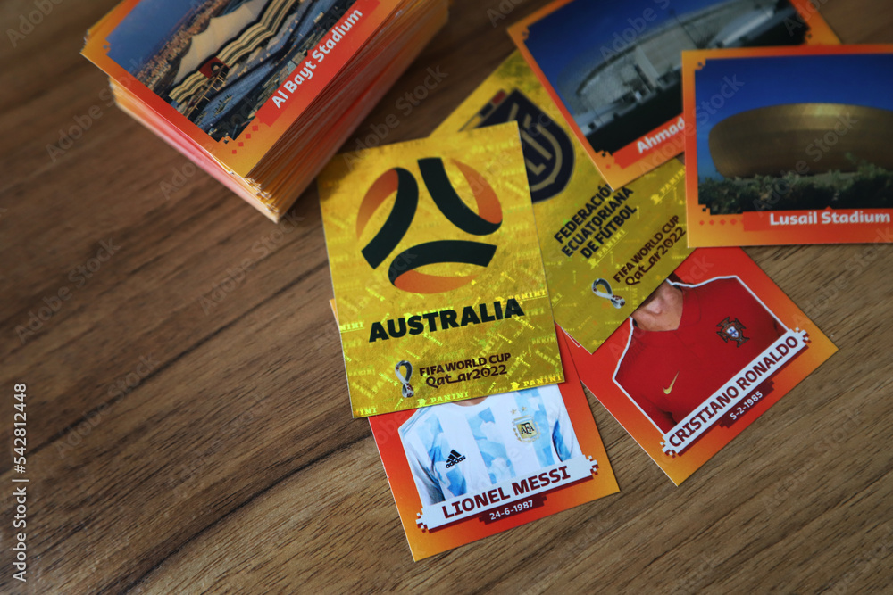 FIFA World Cup Qatar 2022. Panini Group. Stickers album. Stickers of ...