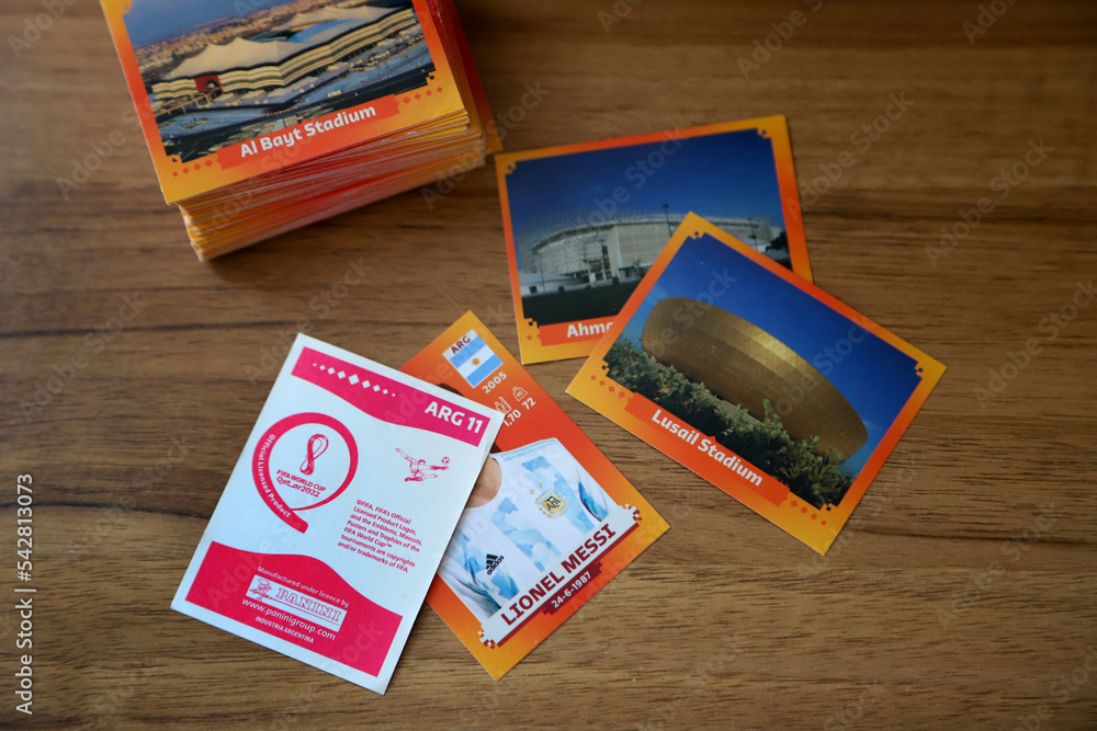 FIFA World Cup Qatar 2022. Panini Group. Stickers album. Stickers of ...