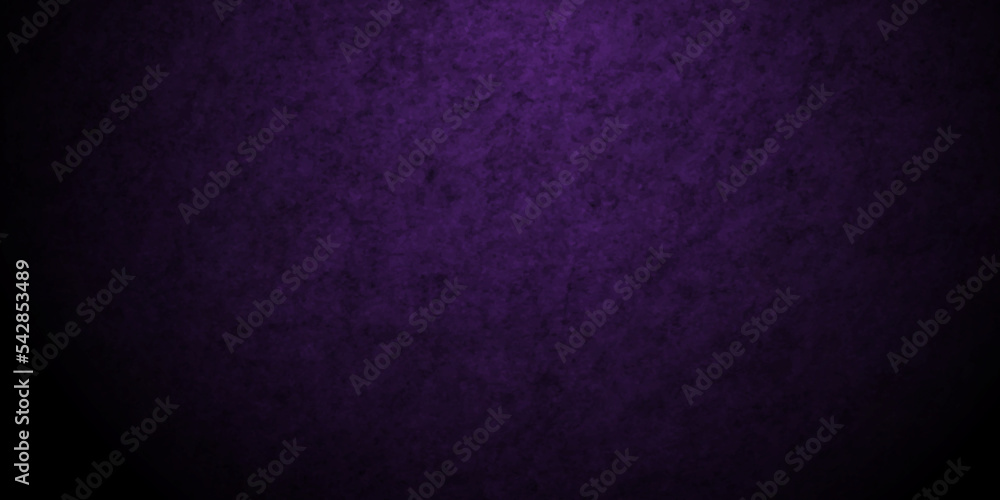 Dark black and purple stone grunge concrete cement blackboard ...