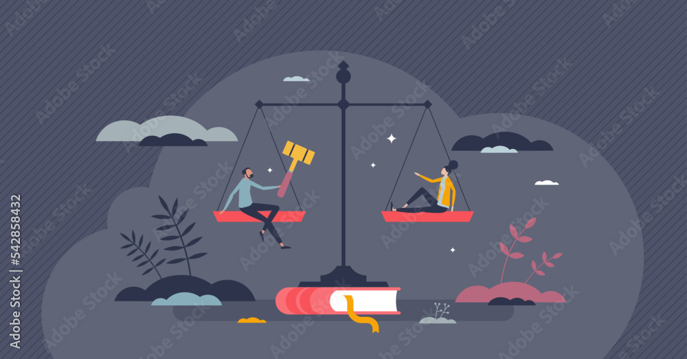 Balance of the law and freedom for ethical legal system tiny person ...