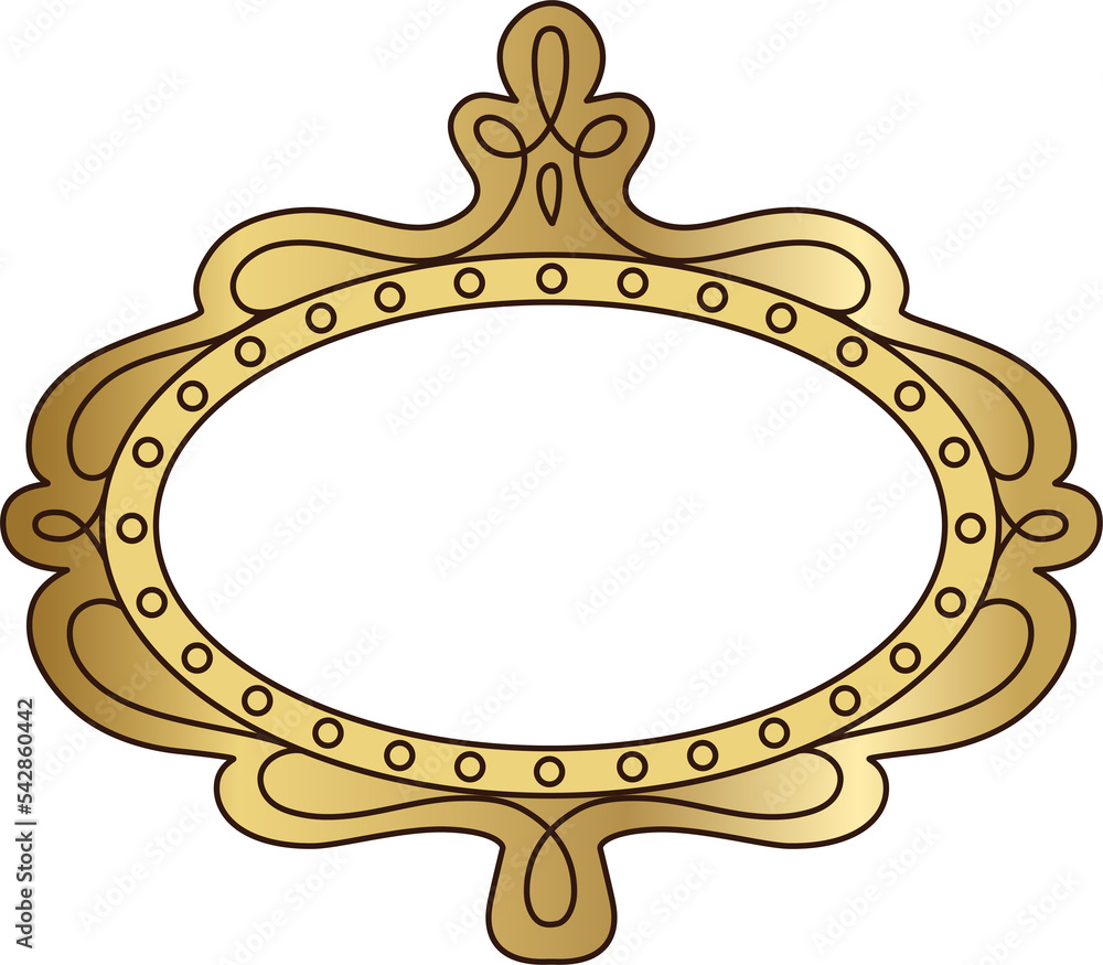Princess frame. Royal mirror frame and majestic prince doodle border ...
