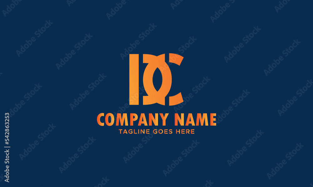 DC logo is a fantastic logo for your company Stock Vector | Adobe Stock