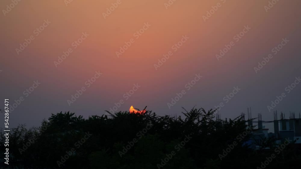 Amazing scientific background - total solar eclipse in dark red glowing ...