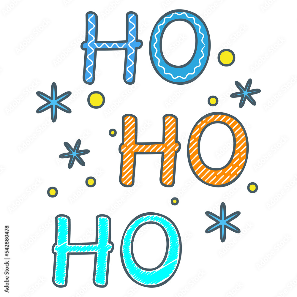 hohoho icon Stock Illustration | Adobe Stock