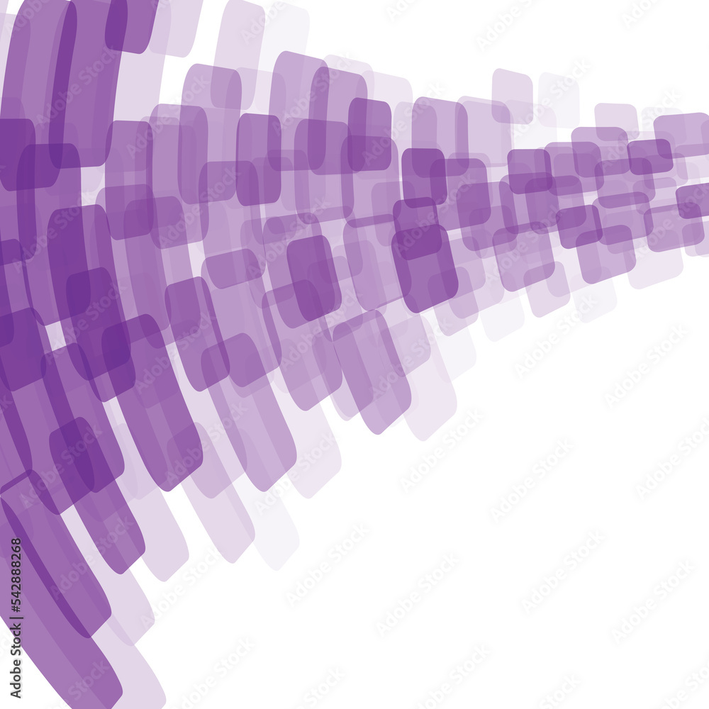 Abstract Colorful Minimalist Flowing Translucent Warped Round Squares ...