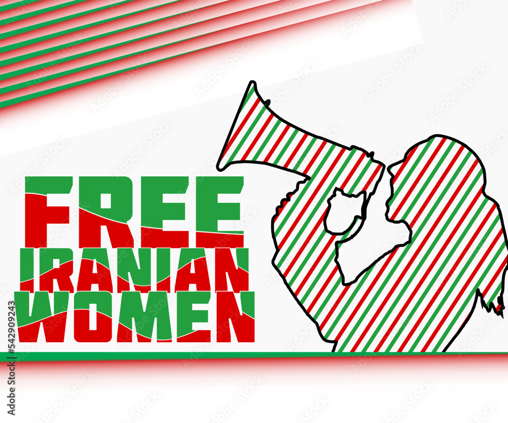 Free iranian woman poster. Iran protests. Women Life Freedom movement ...