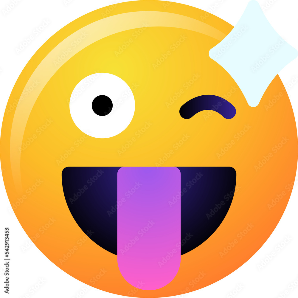 round 3d Emoticon. Yellow Emoji faces emoticon smile, digital smiley ...