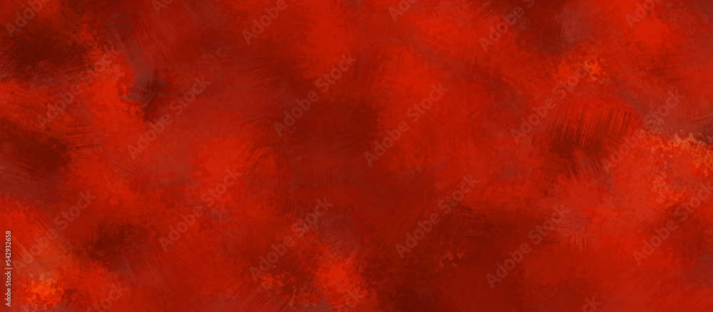 Abstract bright red background with tinny draw splash, grunge scrapbook ...