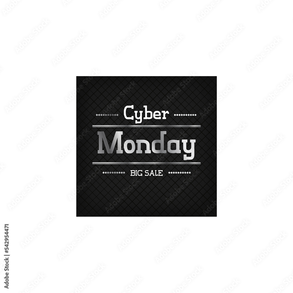 Cyber Monday sale website display with hang tags png promotion. Png of ...