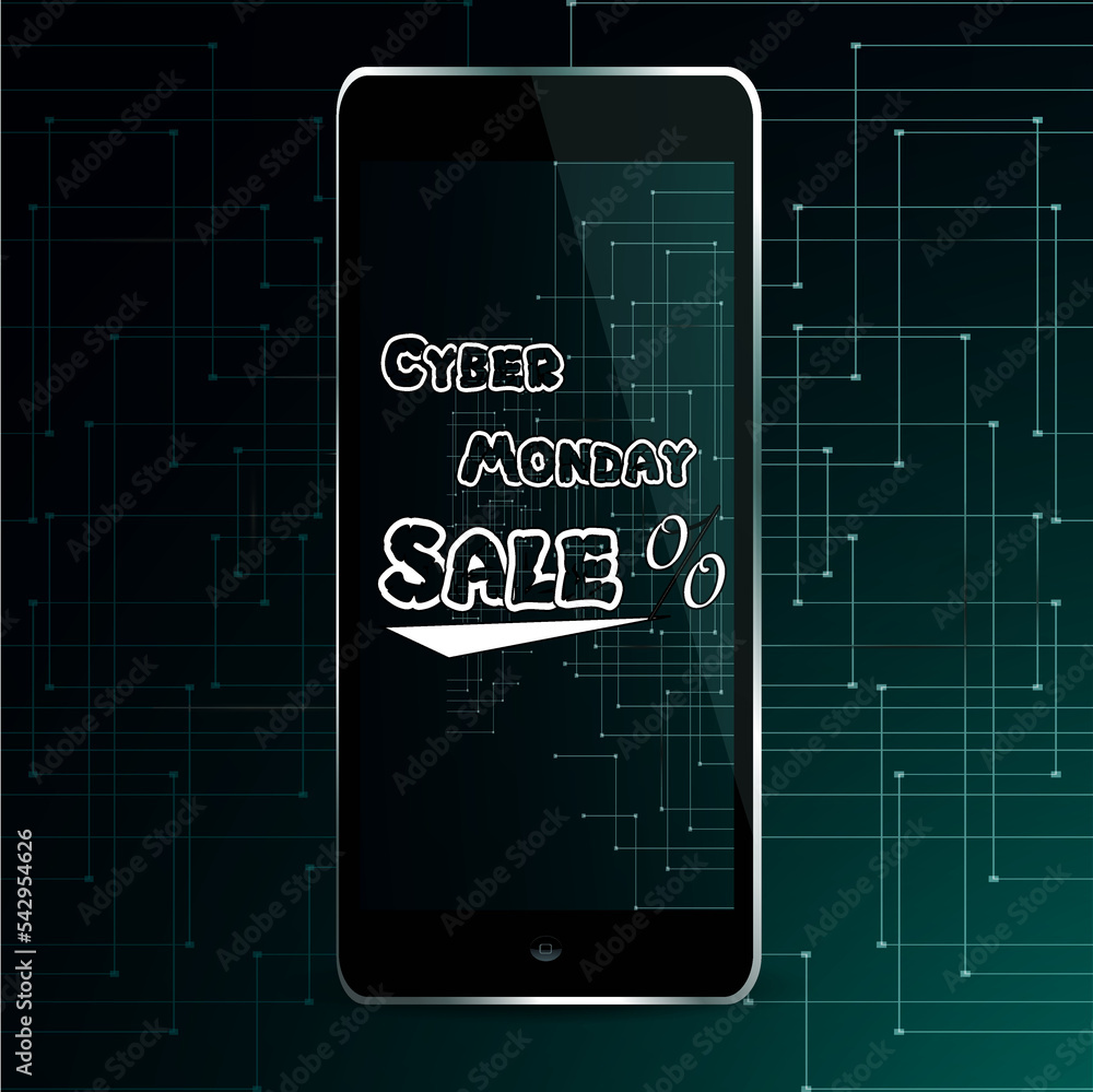 Cyber Monday sale website display with hang tags png promotion. Png of ...