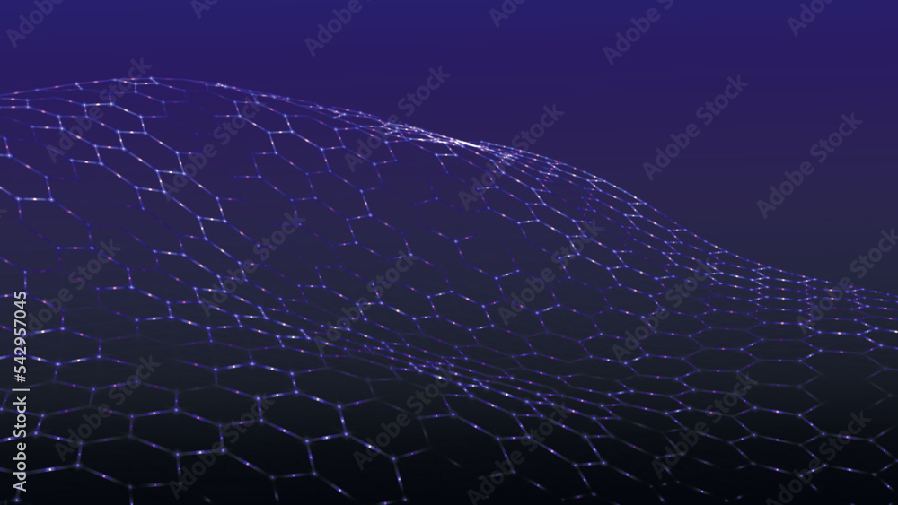 Futuristic Hexagon Background Abstract Technology Background Technology Concept Big Data
