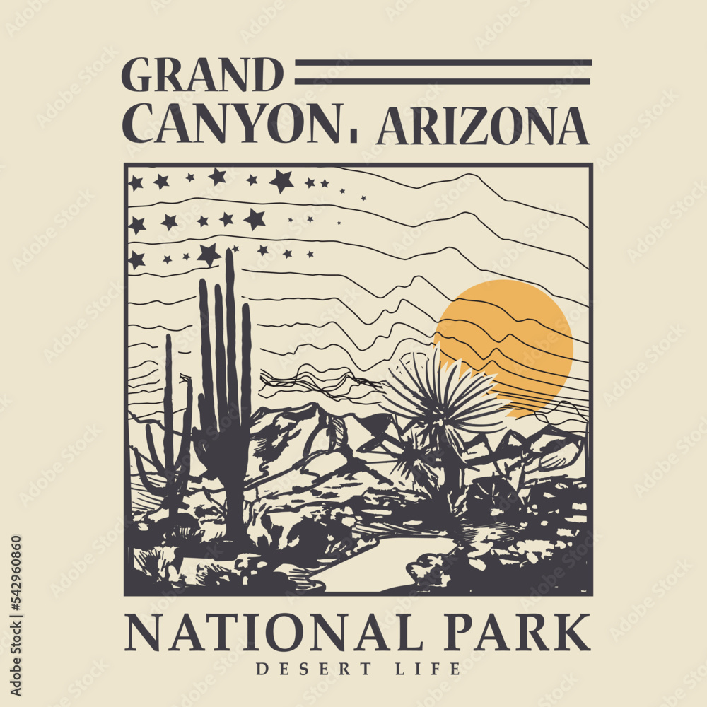Grand Canyon, arizona national park, Arizona desert dreams with light ...