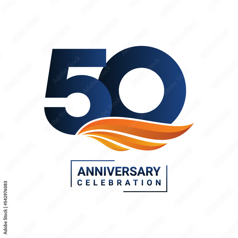 50th Anniversary Logo Perfect logo design for anniversary celebration ...