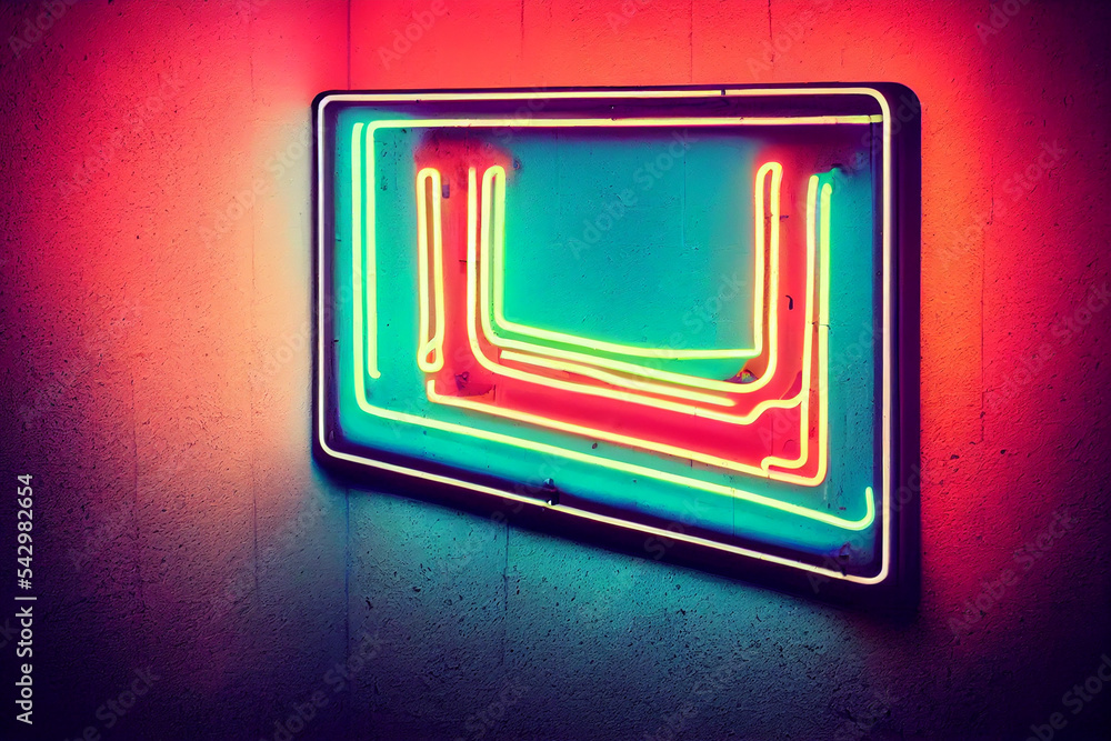 Beautiful Neon signs inspired by Wild Style Graffiti Stock Illustration ...