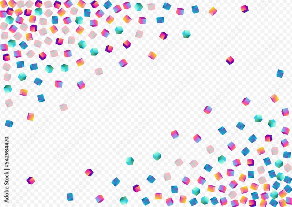Rainbow Box Vector Transparent Background. Bright Stock Vector | Adobe ...