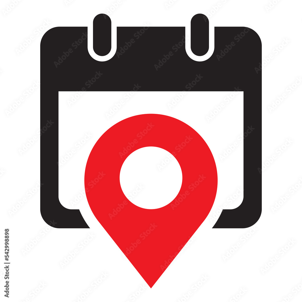 Poster Calendar with map pin icon – Wall Art | UkPosters