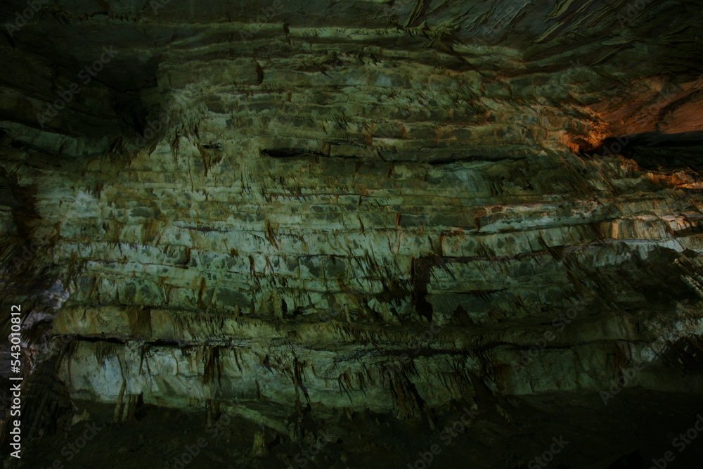 Gökgöl Cave is located in Zonguldak, Turkey. The cave, which is 3350 ...
