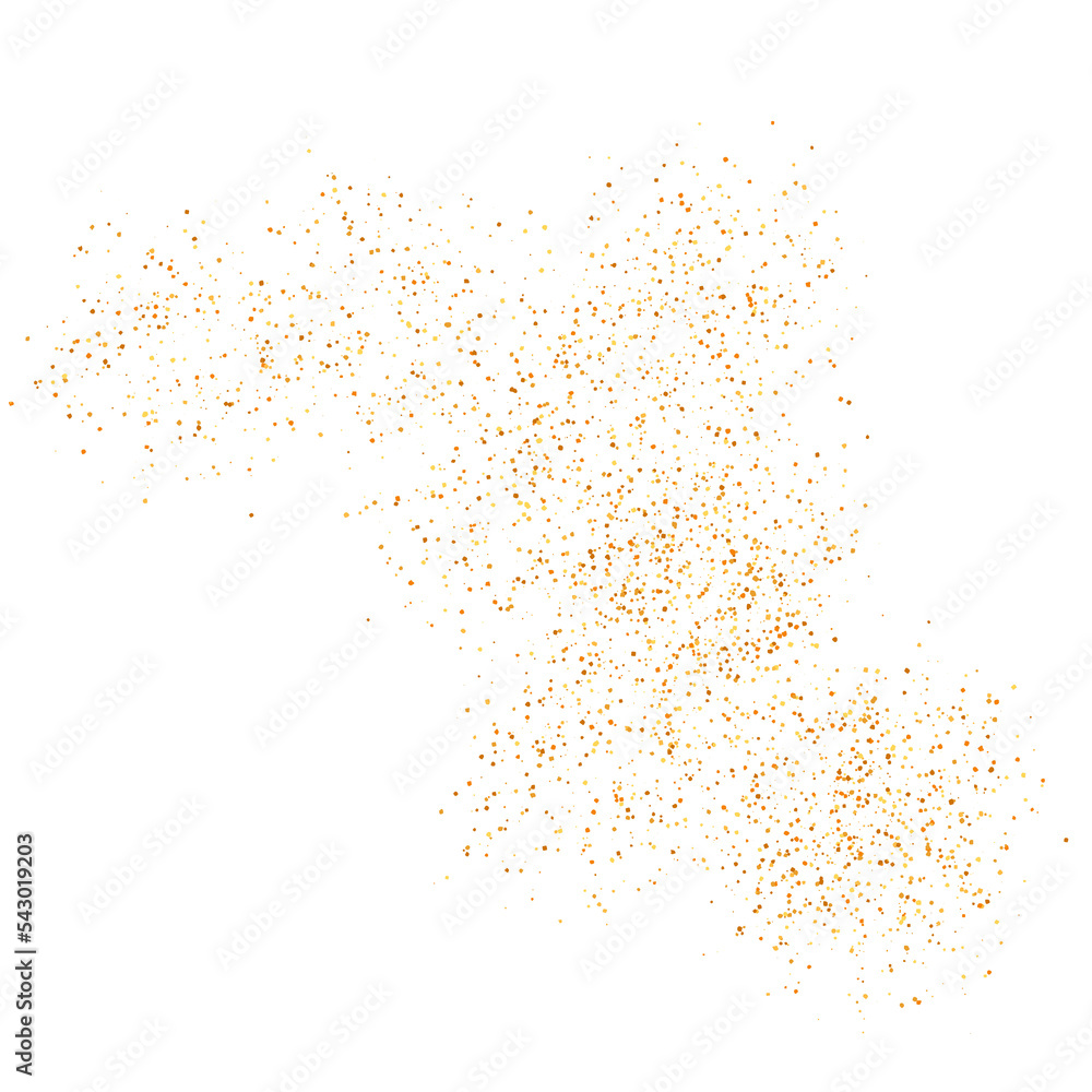 The texture of golden sand on a transparent background. PNG ...