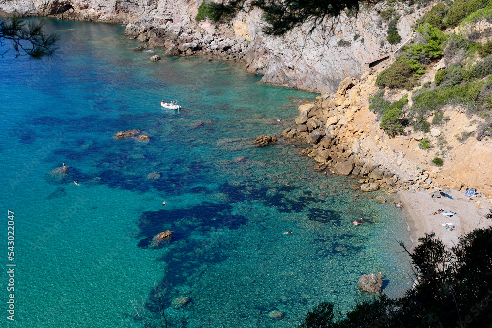 Cala del Gesso, one of the most beautiful beaches in the Argentario ...