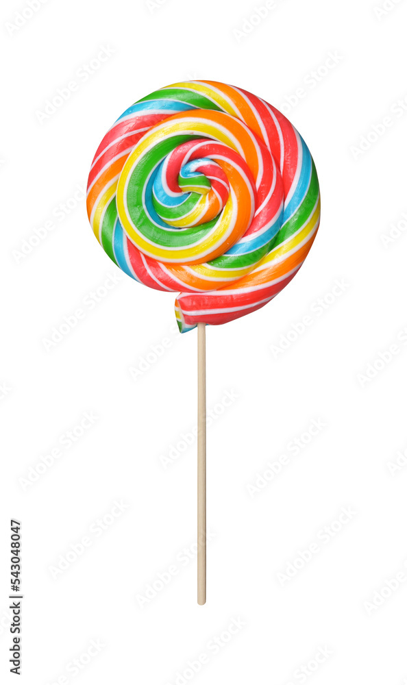 colorful lollipop isolated Stock Photo | Adobe Stock