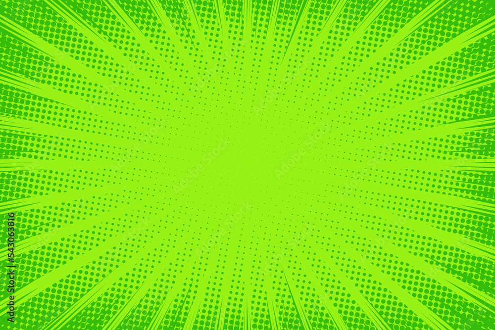 Comic background. Pop art texture. Starburst cartoon style. Anime ...